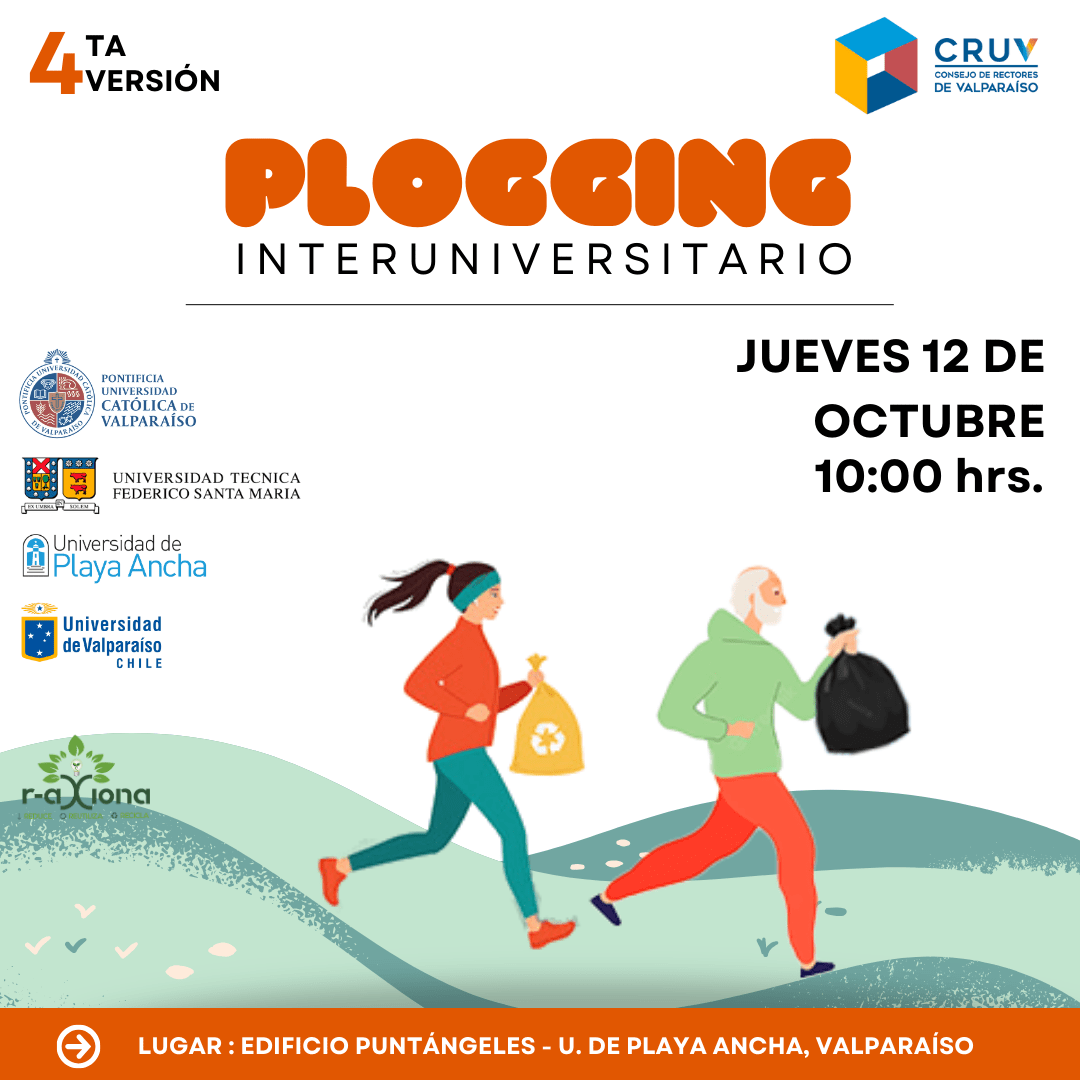 Plogging interuniversitario - Universidad Técnica Federico Santa María